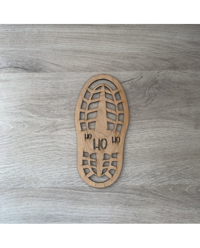 Plantilla de Zapato para Decoración de Huellas de Papá Noel Plantilla de Zapato para Decoración de Huellas de Papá Noel