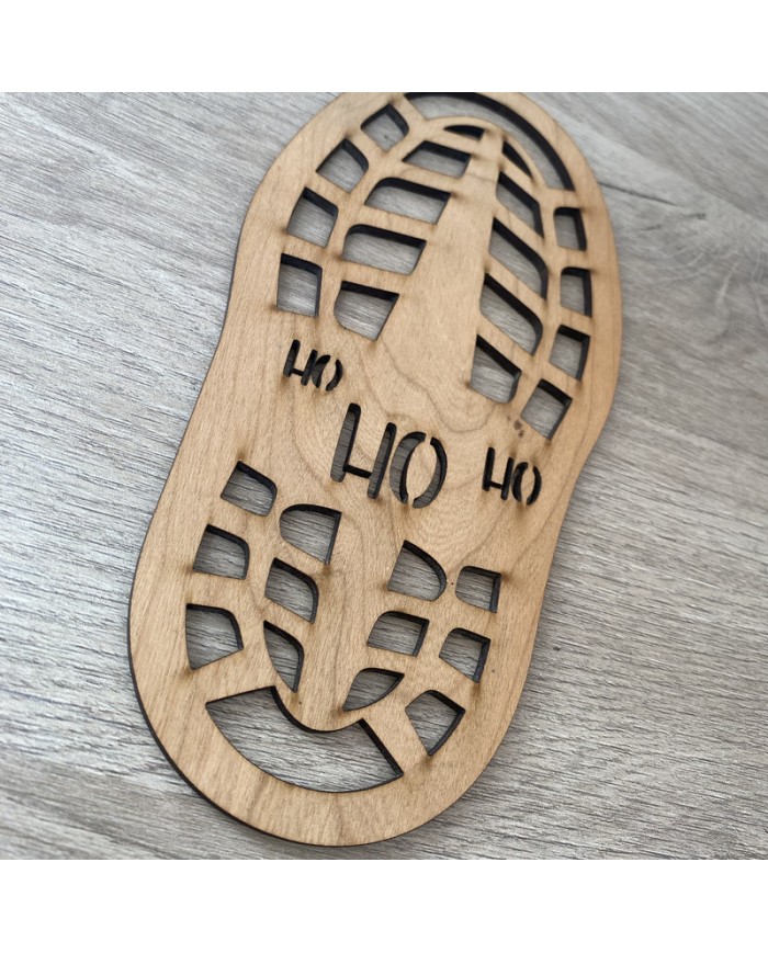 Plantilla de Zapato para Decoración de Huellas de Papá Noel Plantilla de Zapato para Decoración de Huellas de Papá Noel